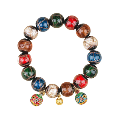 普陀山流通处香灰琉璃手串吞金兽