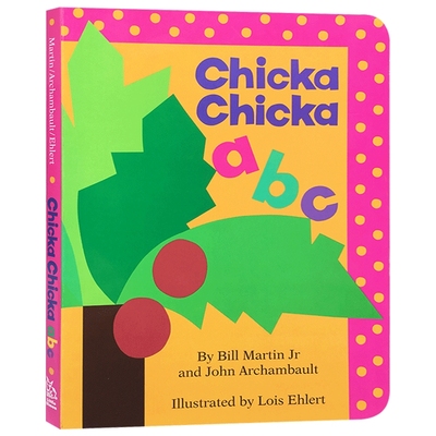 叽喀叽喀 字母 英文原版绘本 chicka chicka abc 廖彩杏推荐 韵文认知学习 幼儿英语字母早教启蒙纸板书 英文版进口原版书籍