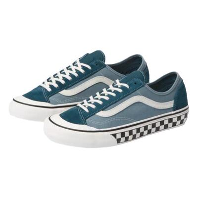 vans/范斯男板鞋系带圆头时尚