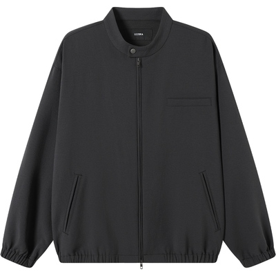 LEZORA轻量皱感立领底特律夹克