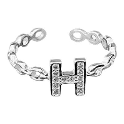 爱马家戒指纯银韩国女性