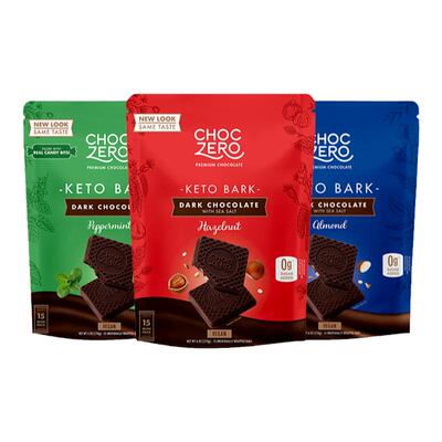 CHOCZERO零巧坚果黑巧克力3袋装