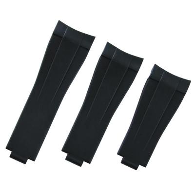 适用劳力士手表带男潜航者黑绿水鬼GMT迪通拿Rubber B氟橡胶表带