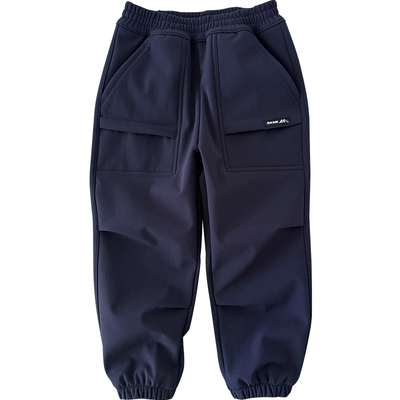 男童软壳加绒休闲裤保暖厚运动裤