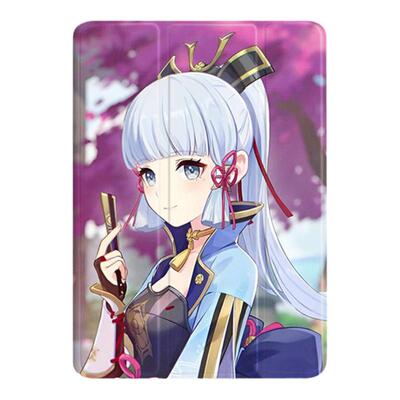 神里绫华适用苹果ipad2020保护壳2021笔槽air4平板保护套原神10.2寸三折mini52017/2018 9.7透明Air3/2mini4