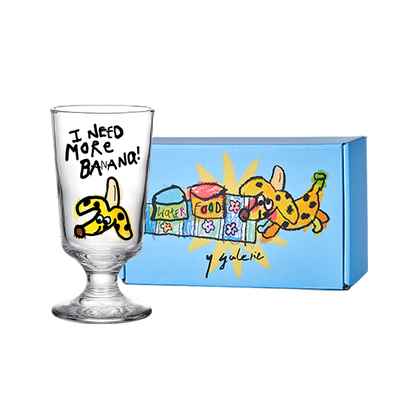 香蕉小狗果汁杯酒杯送礼自留