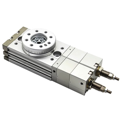 SMC高精度三位置可调旋转气缸