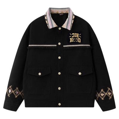 RIC民族风流苏夹克情侣夹克外套