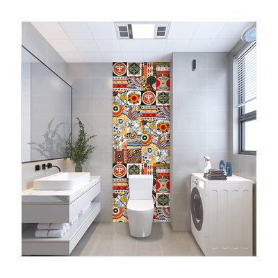 翻新墙贴防水放油复古自粘唐卡