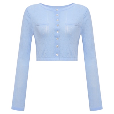 lostinecho针织开衫背心套装