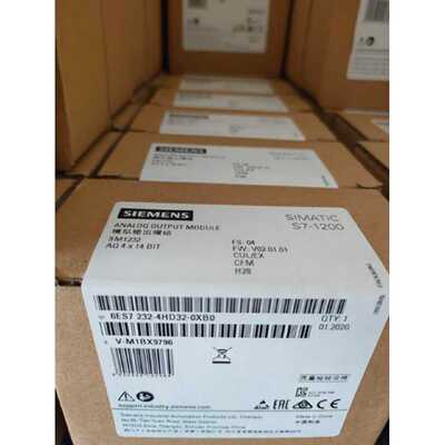 议价6ES72324HD320XB0 全新原装西门子SM1232模块 6ES7232-4HD32-