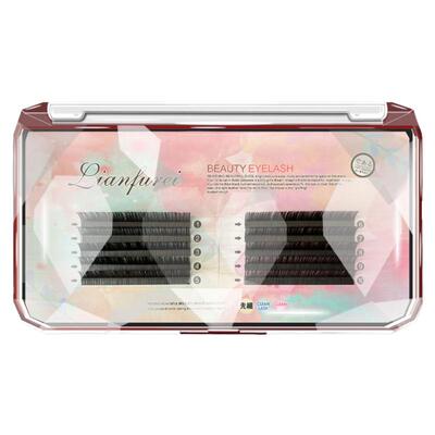 狐系L型广角睫毛单根扁毛/多取