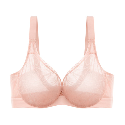 Comfit超薄蕾丝单层围大码内衣女