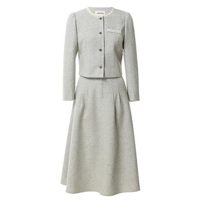 原创小香风秋冬套装裙