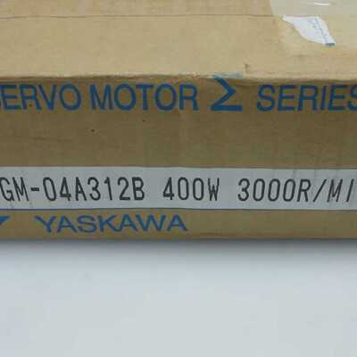 YASKAWA Genuine NIB SGM-04A312B 400W SIGMA1 AC SERVO for rep