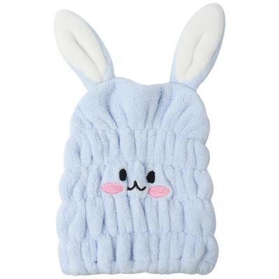 洁丽雅干发帽女卡通强吸水亲子款