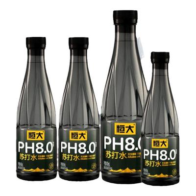 恒大冰泉苏打水410ml*24瓶装