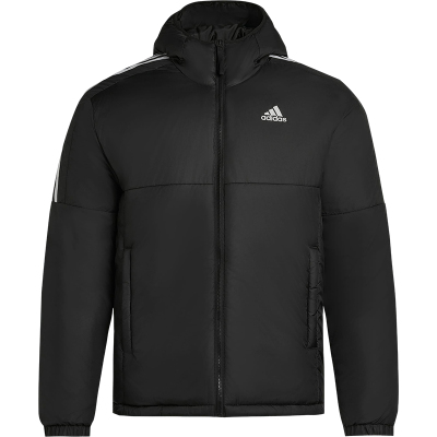 Adidas/阿迪达斯正品Essentials男士休闲连帽日常户外棉服KF6755