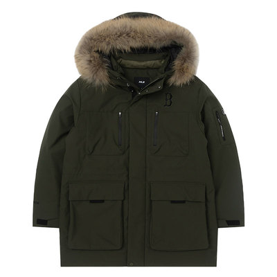 MLB羽绒服新款男女简约运动服