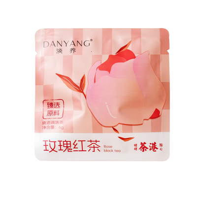 玫瑰红茶浓香型独立袋泡原料干净