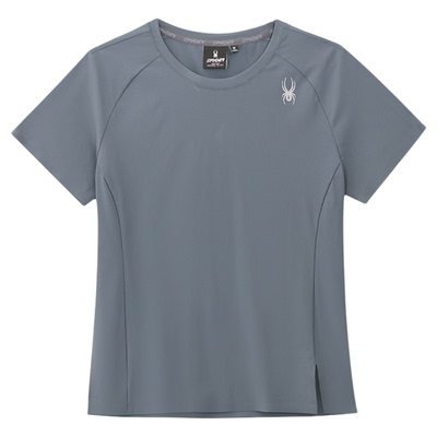 蜘蛛春夏女凉感抗UV短袖圆领T恤