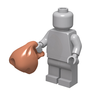 国产MOC拼插积木零件 兼容 10169 人仔手持配件 布袋 餐具袋