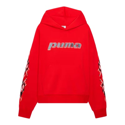 PUMA/彪马男士卫衣抓绒连帽衫PUMATECH-X 袋鼠口袋T恤秋冬季保暖