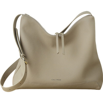 beep头层软牛皮托特包休闲小众风