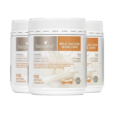 bioisland液体牛乳钙150粒*3