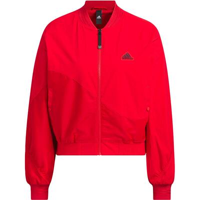 Adidas/阿迪达斯正品2024新款女士梭织宽松运动外套IM8873