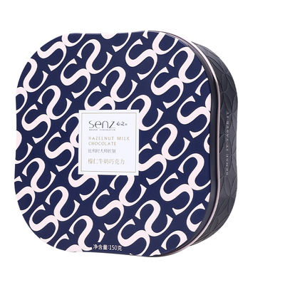 senz心之牛奶巧克力罐装