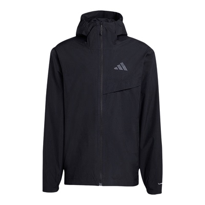 Adidas/阿迪达斯正品MT 2L RAIN J男士运动户外连帽冲锋衣JY4118