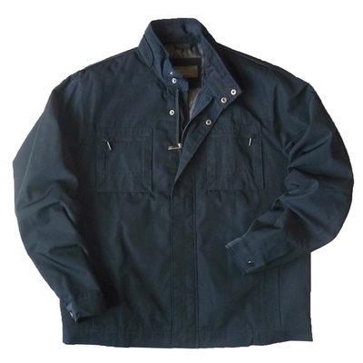 大码秋冬长款男款棉夹克商务休闲