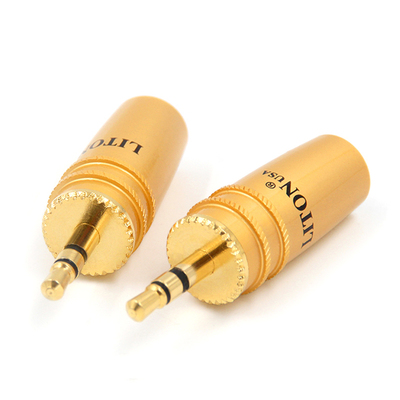 美国立顿LITON3.5mm双声道镀金