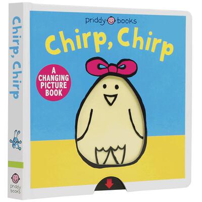 英文原版Changing Picture Book: Chirp, Chirp 变化的图画书：啾啾，啾啾 变变书益智游戏书儿童启蒙认知绘本纸板书 亲子互动阅读