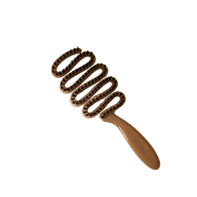 松塔猪鬃护发梳发顶蓬松神器