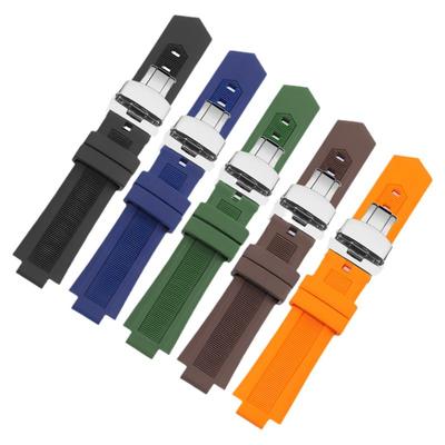 适配卡西欧GST-B400/B200/EFB-680/ECB-10YD同款凸口硅胶表带24mm