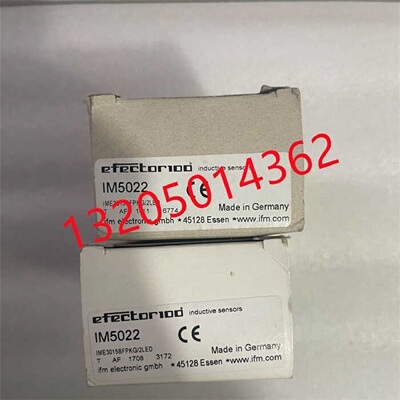 议价IM5022易福门IFM电感式接近开关IME3015BFPKG/2-LED原装正品