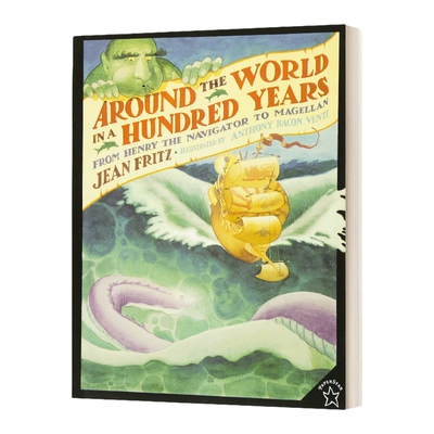 英文原版 Around the World in a Hundred Years 百年环游世界 从航海家亨利到麦哲伦 英文版 进口英语原版书籍儿童外文书