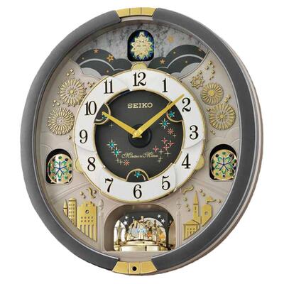 精工现代简约静音报时创意钟表