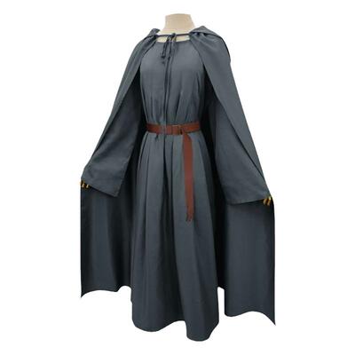 甘道夫Gandalf巫师 指环王霍比特人cosplay服装薄款棉麻斗篷披风