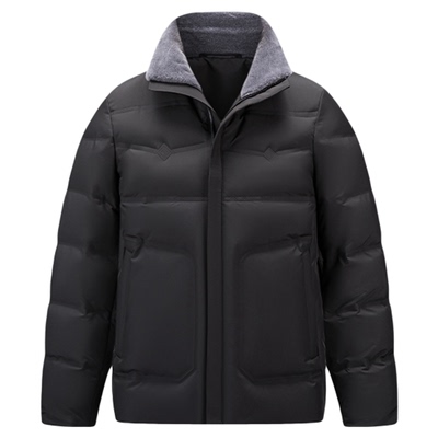 老爷车90绒羽绒服爸爸冬装外套中老年加厚御寒服男装爷爷保暖上衣