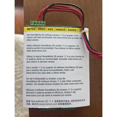 〔议价-可维修〕LUTRON HomeworKS QS HCP5-2模块 工