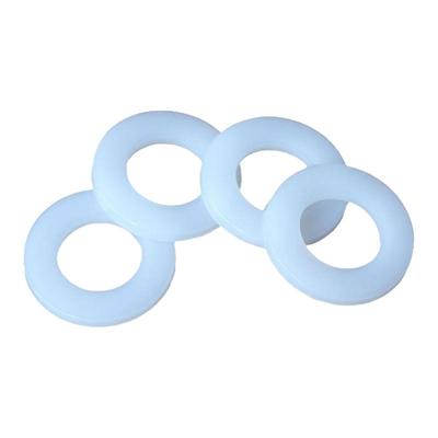 白色尼龙PA6平垫垫圈尼龙介子