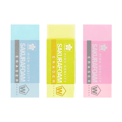 日本樱花五块装泡沫橡皮