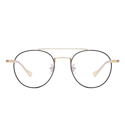 超轻近视眼镜LOHO圆框女