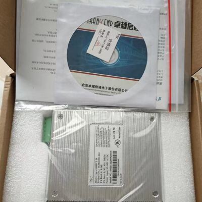 议价卓越TSC Carat1008FC2-20单模20公里SC口卡轨式工业以太网交