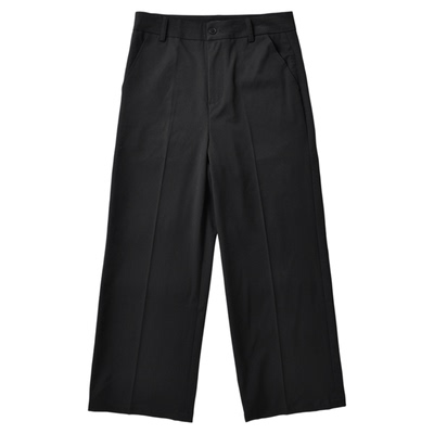 柴米复古宽松休闲潮流西裤男士中高腰阔腿裤百搭长裤休闲裤咔叽