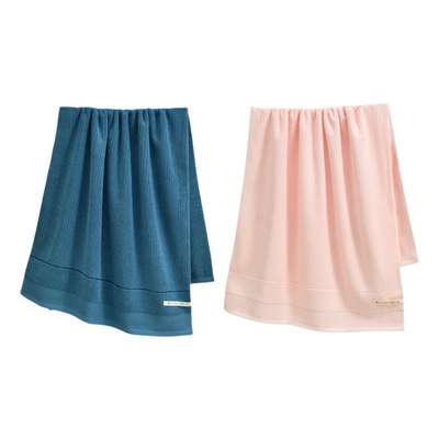 洁丽雅7A抑菌纯棉浴巾加厚速吸