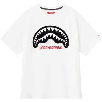 SG鲨鱼嘴印花短袖T恤上衣体恤